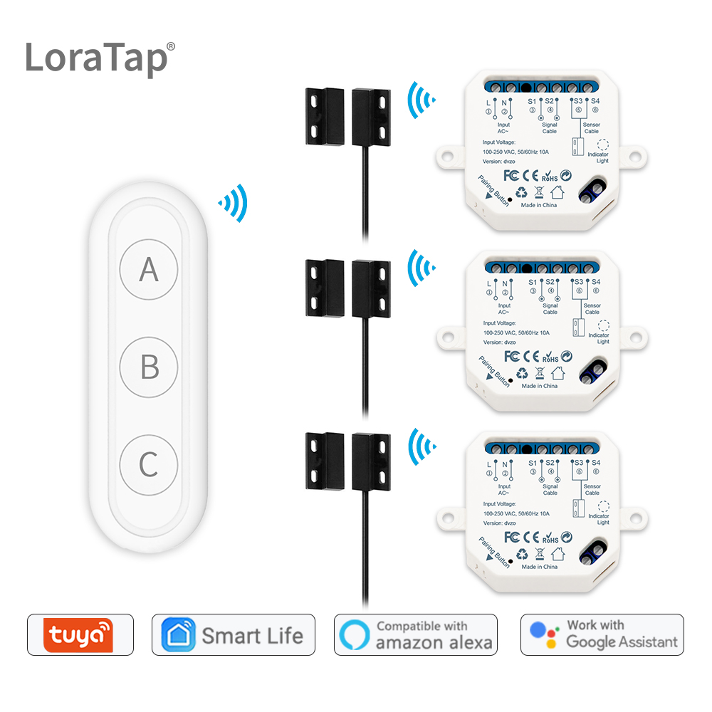 Tuya Smart Life New Wireless Garage Door Controller Opener Remote Wifi